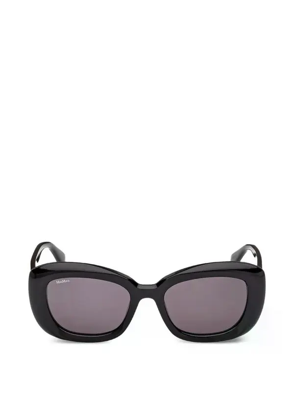 Max Mara Rectangle-frame Sunglasses - Black
