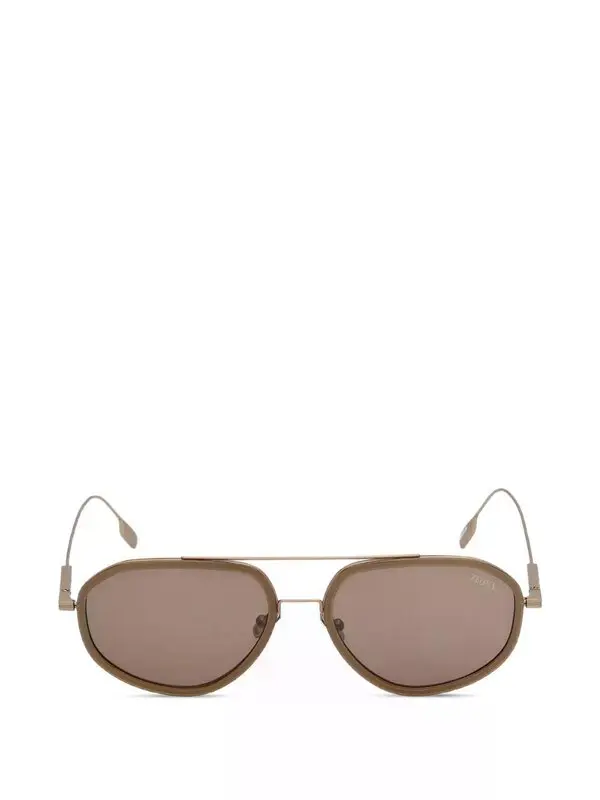 Zegna Pilot-frame Sunglasses