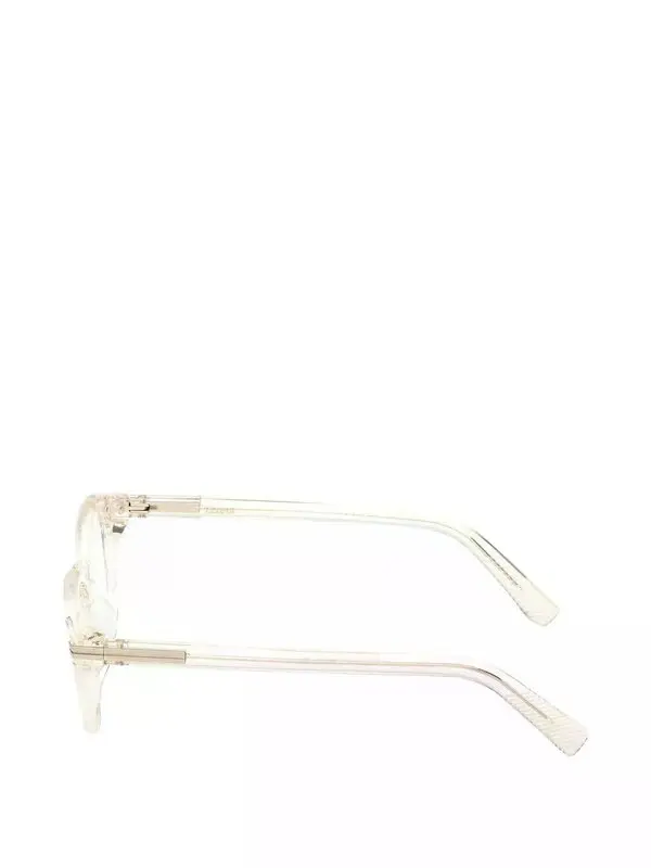 Zegna Round-frame Eyeglasses - White