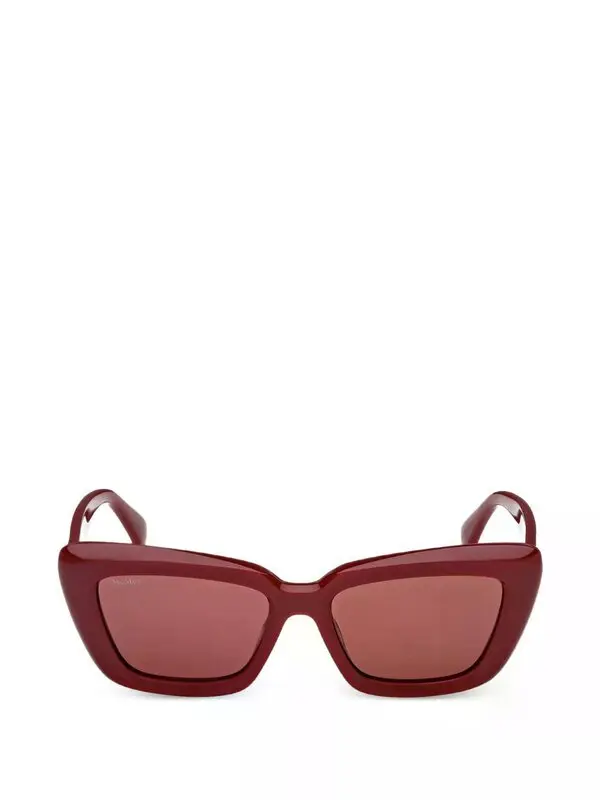 Max Mara Square-frame Sunglasses - Red
