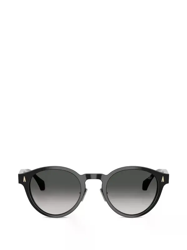 Moncler Ember Round-frame Sunglasses - Black