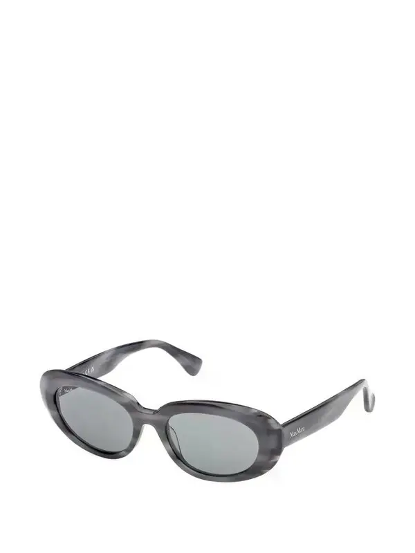 Max Mara Oval-frame Sunglasses - Blue