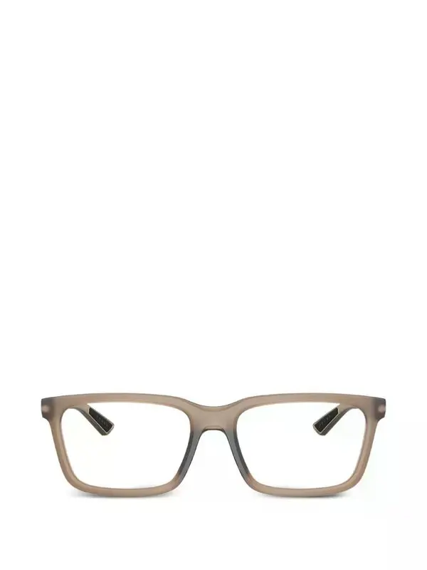 Prada Rectangle-frame Glasses - Neutrals
