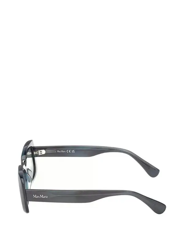 Max Mara Rectangle-frame Sunglasses - Green