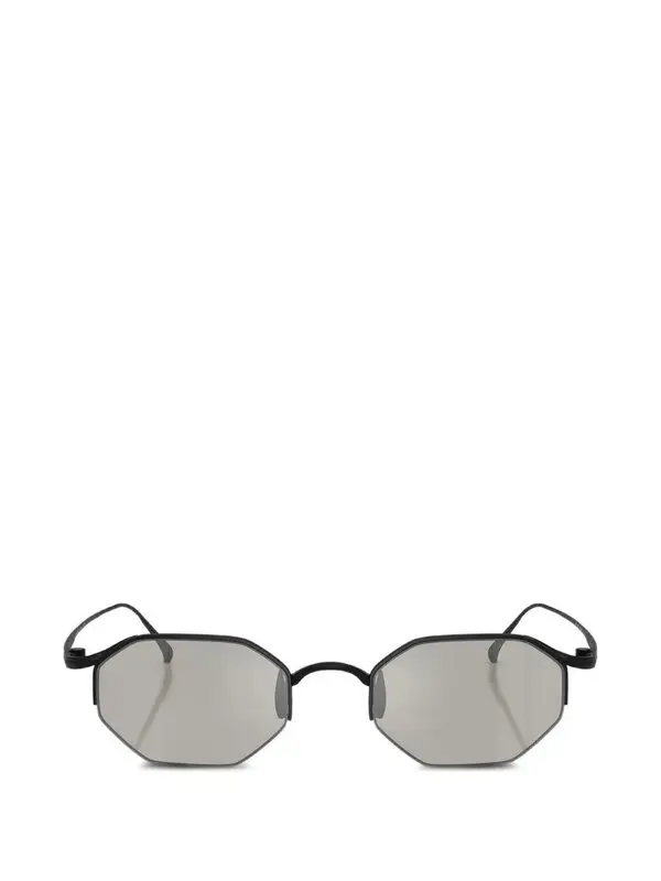Giorgio Armani Geometric-frame Sunglasses - Black