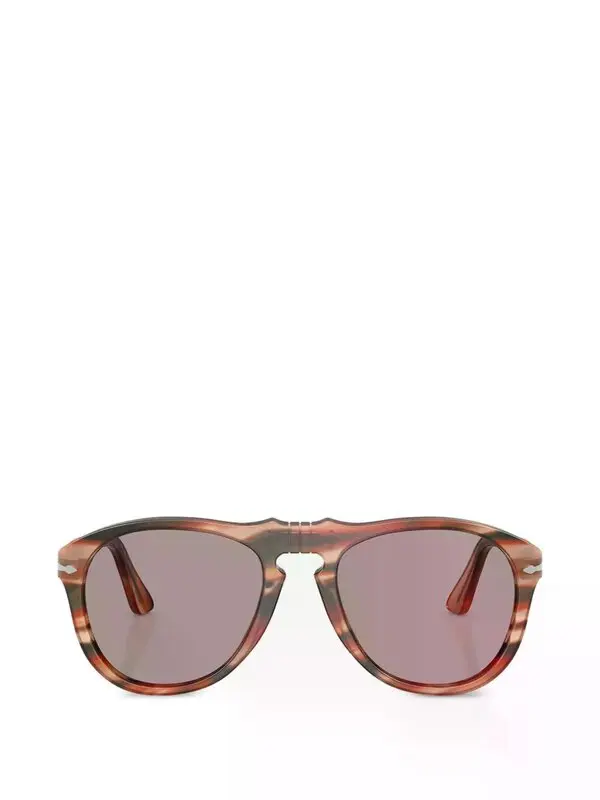 Persol 649 Pilot-frame Sunglasses - Brown