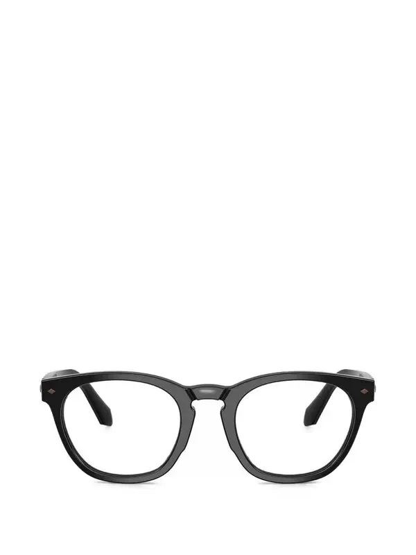 Giorgio Armani Round Eyeglasses - Black