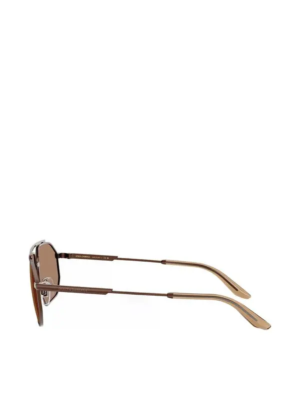 Dolce & Gabbana Geometric Browline Sunglasses