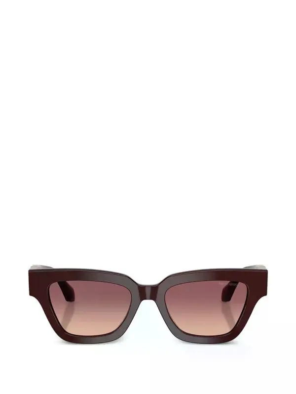 Giorgio Armani Geometric Sunglasses - Brown