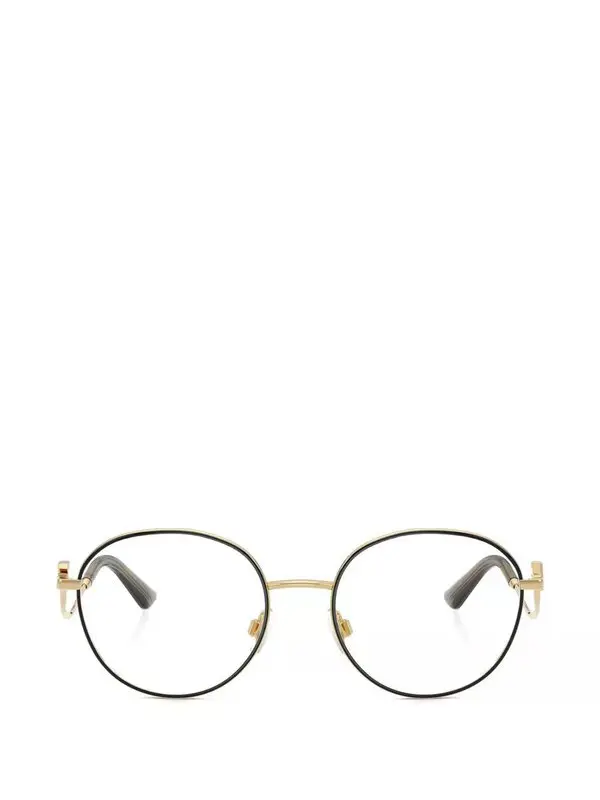 Dolce & Gabbana Dg Logo Round-frame Glasses