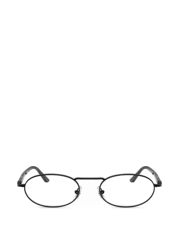Persol Oval Frame Eyeglasses - Black
