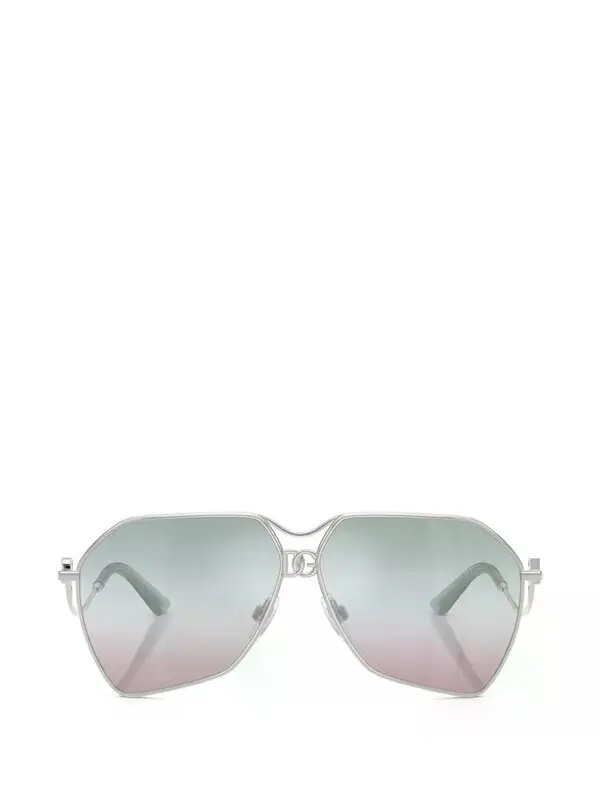 Dolce & Gabbana Geometric Sunglasses - Silver