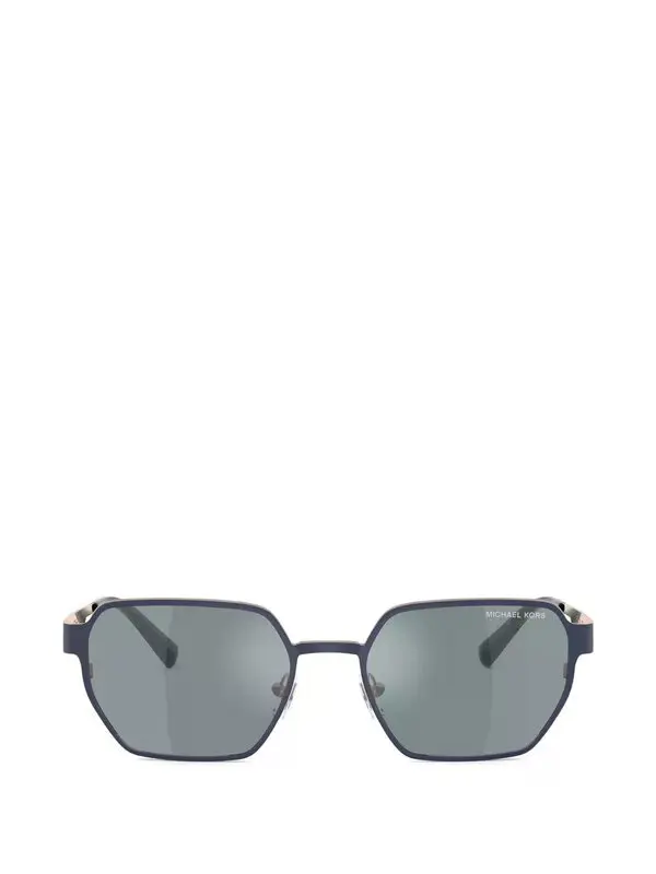 Michael Kors Madagascar Geometric-frame Sunglasses - Blue
