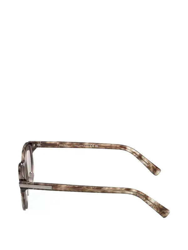 Zegna Round Frame Sunglasses