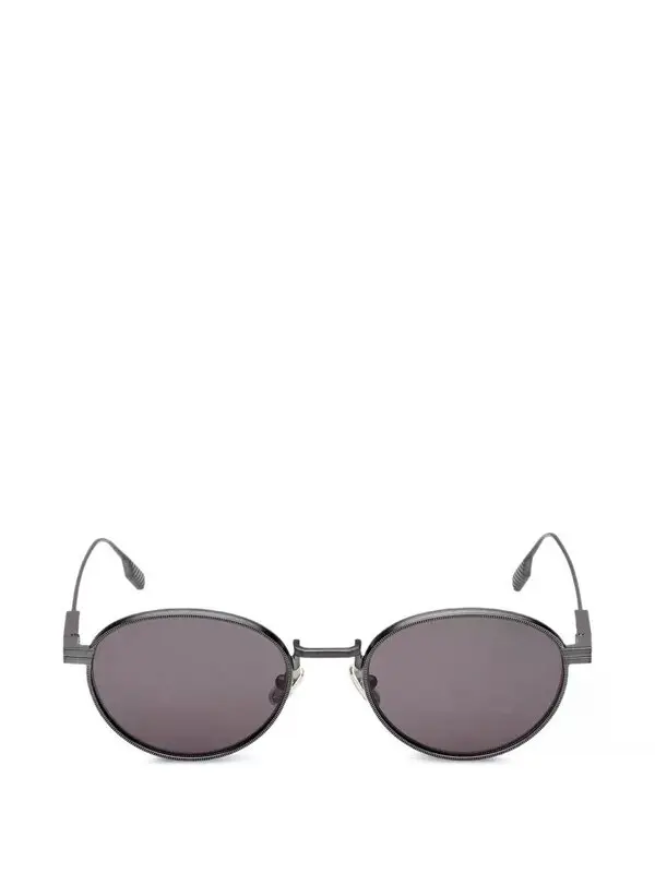 Zegna Oval-frame Sunglasses - Grey