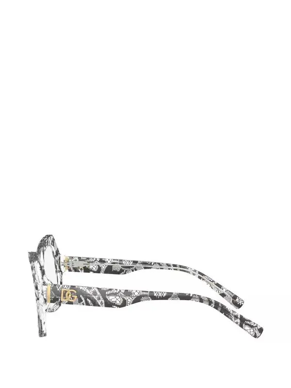 Dolce & Gabbana Lace Geometric Eyeglasses