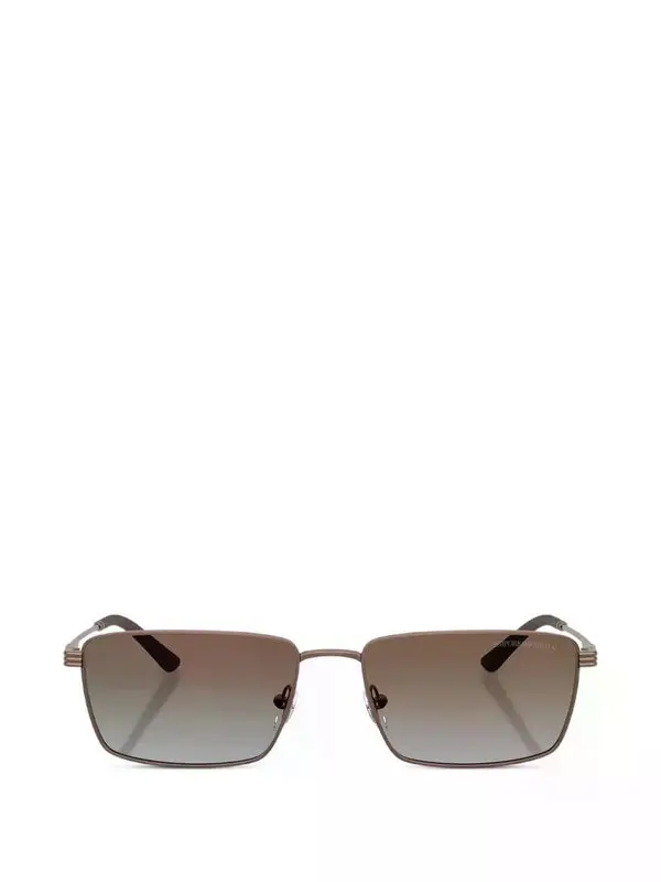 Emporio Armani Rectangle Frame Sunglasses