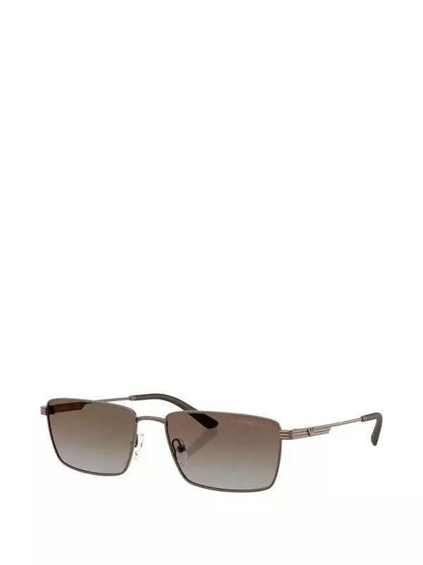 Emporio Armani Rectangle Frame Sunglasses