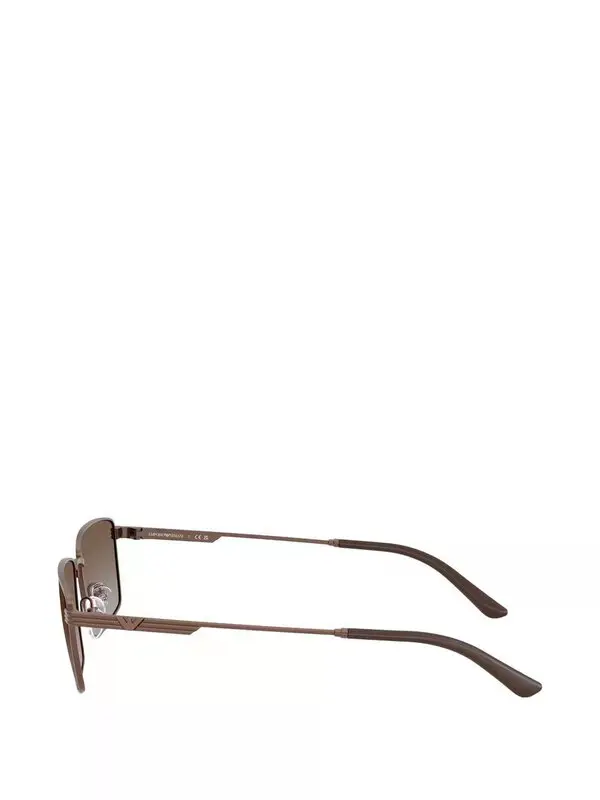 Emporio Armani Rectangle Frame Sunglasses