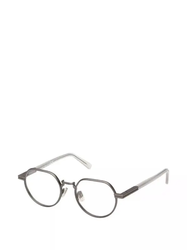 Zegna Round Frame Glasses - Grey