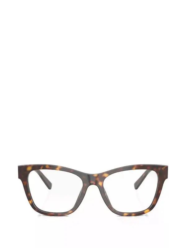 Dolce & Gabbana Havana Logo Eyeglasses - Brown