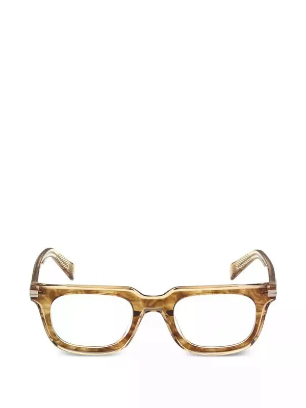 Zegna Square-frame Glasses - Brown