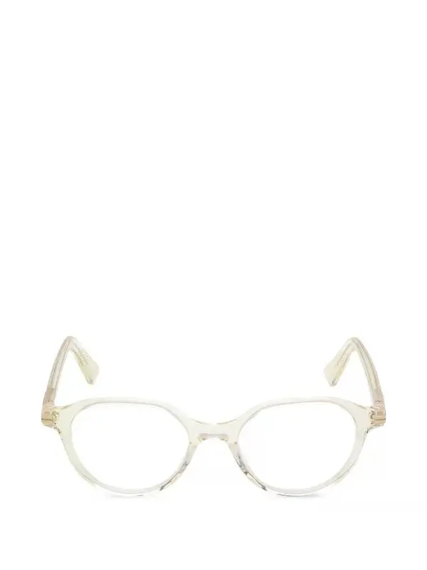 Zegna Round-frame Eyeglasses - Yellow