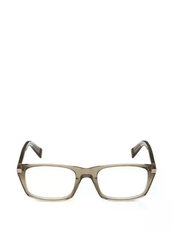 Zegna Square-frame Glasses - Neutrals