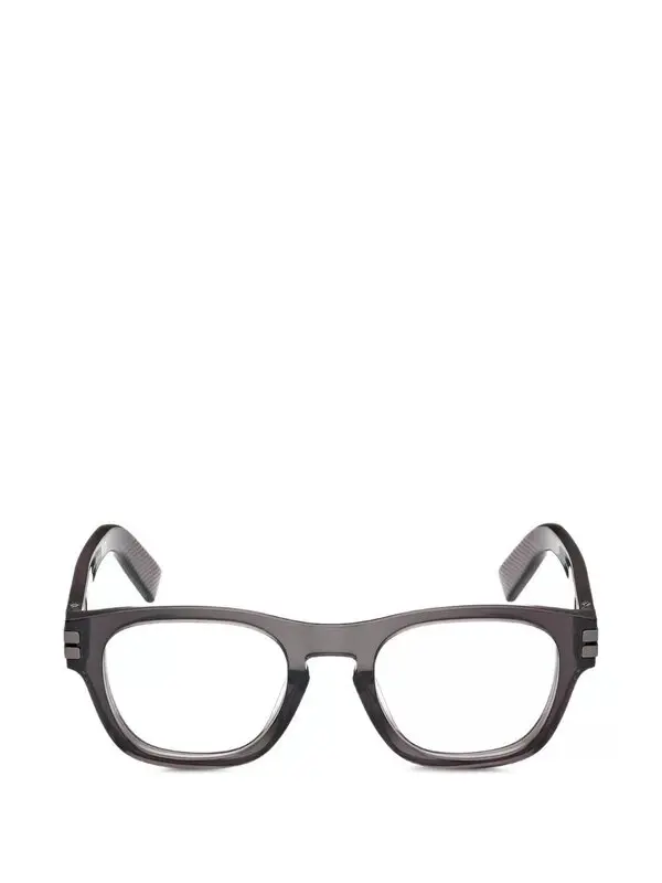 Zegna Rectangle Frame Eyeglasses - Grey