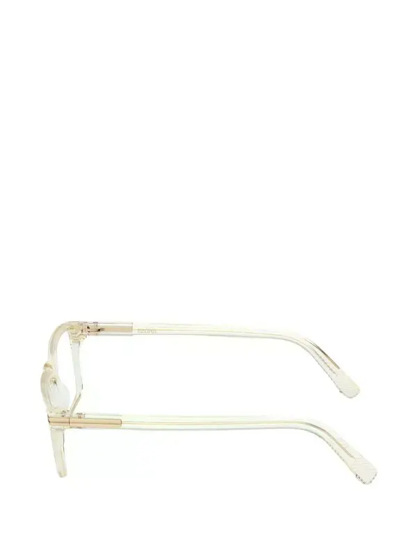 Zegna Rectangle-frame Eyeglasses - Neutrals