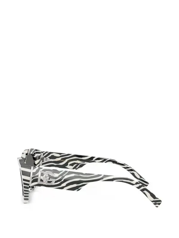 Dolce & Gabbana Zebra Pattern Cat-eye Sunglasses
