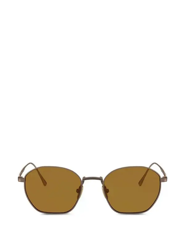 Persol Oval-frame Sunglasses - Brown