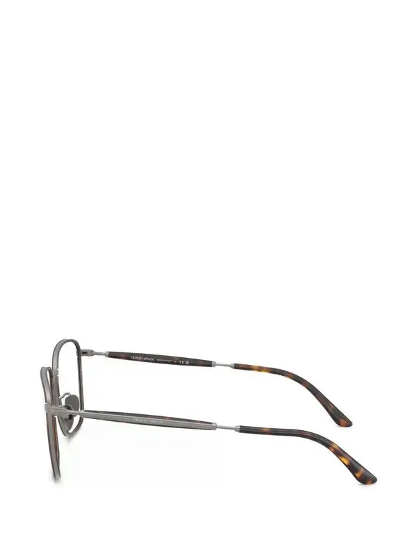 Giorgio Armani Square Frame Eyeglasses - Grey
