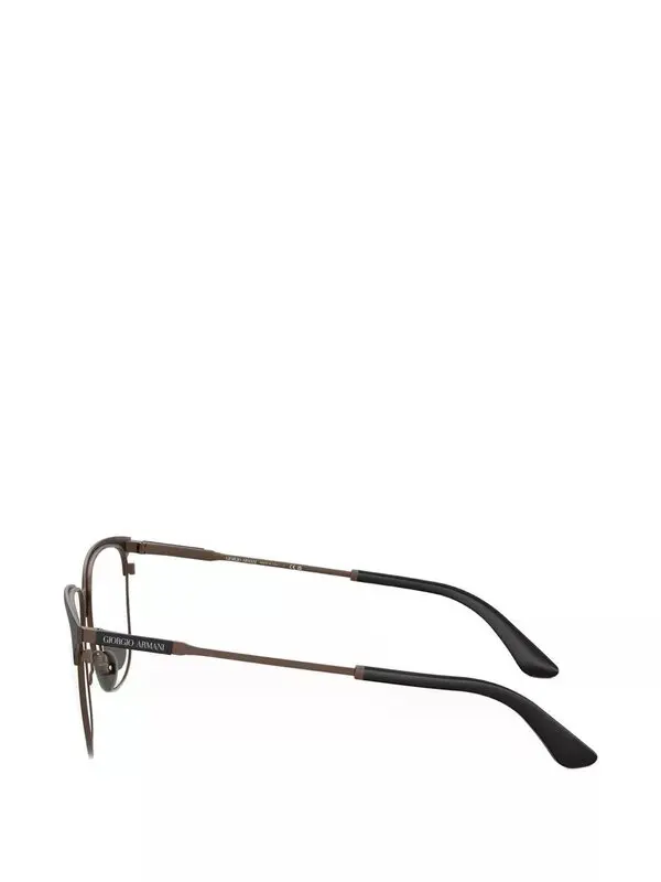 Giorgio Armani Square Frame Eyeglasses - Black