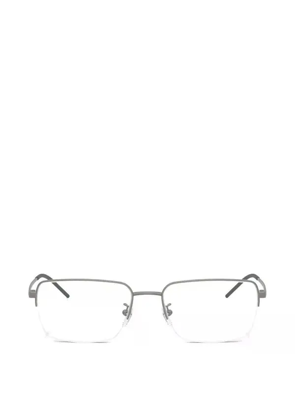 Emporio Armani Rectangle-frame Eyeglasses - Grey
