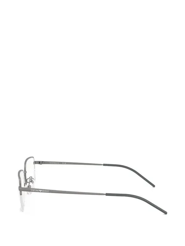 Emporio Armani Rectangle-frame Eyeglasses - Grey
