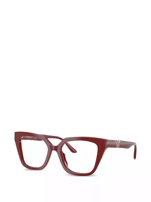 Emporio Armani Logo Geometric Glasses