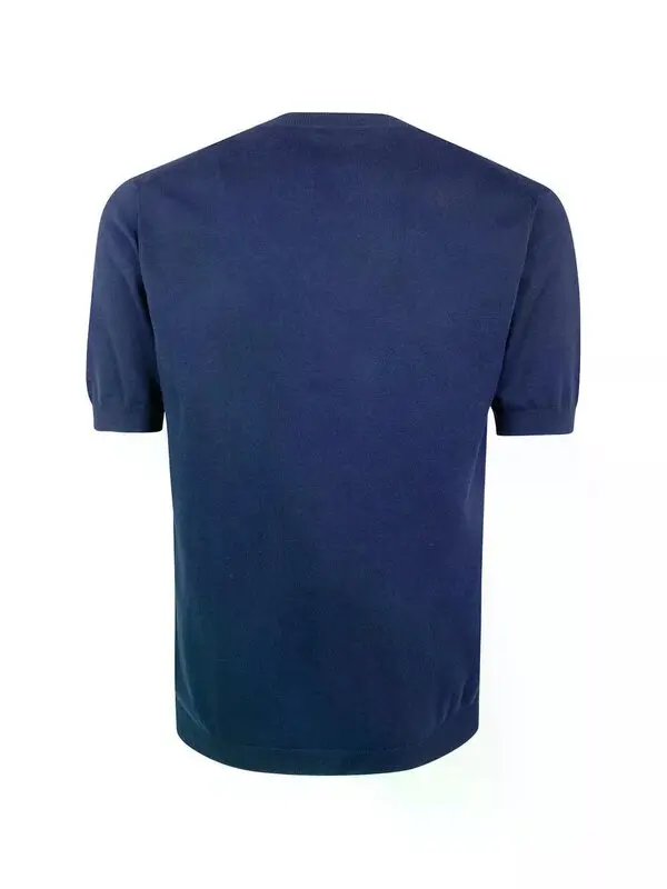 BARBA NAPOLI Diamond-patterned Knit T-shirt