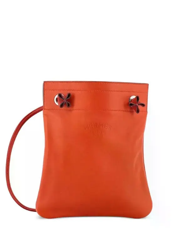 Hermès Aline Bag Milo Lambskin And Swift Mini Crossbody Bag - Brown