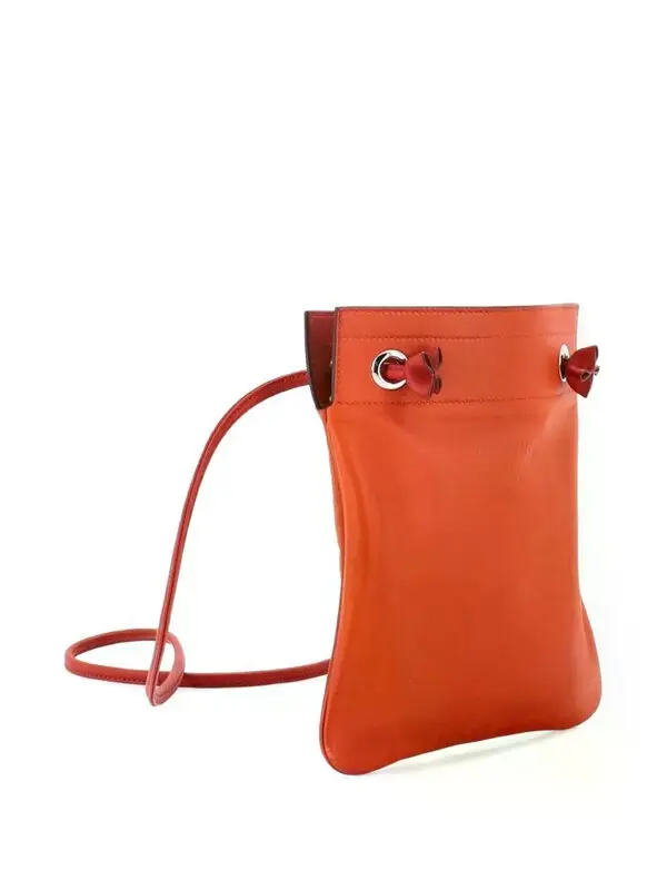 Hermès Aline Bag Milo Lambskin And Swift Mini Crossbody Bag - Brown