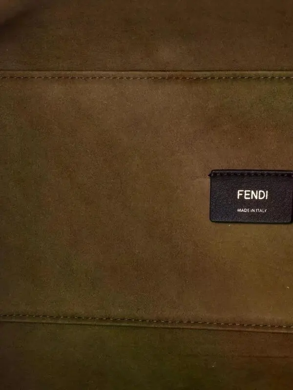 Fendi Sunshine Shopper Printed Canvas Medium Tote Bag - Brown