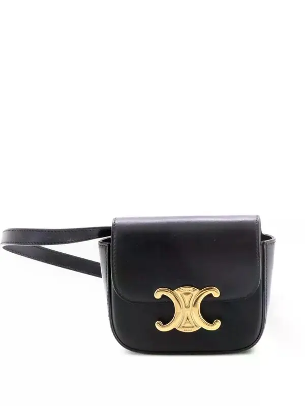Celine Claude Mini Shoulder Bag - Black