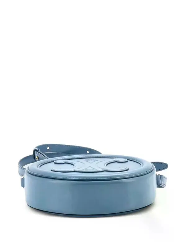 Celine Triomphe Oval Mini Crossbody Bag - Blue
