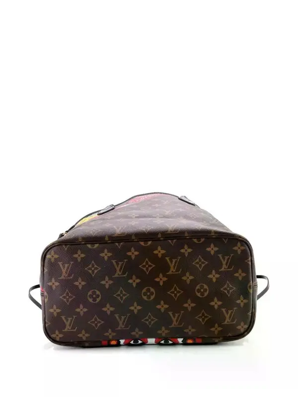 LOUIS VUITTON Neverfull Nm Limited Edition Kabuki Monogram Canvas Mm Tote Bag - Brown
