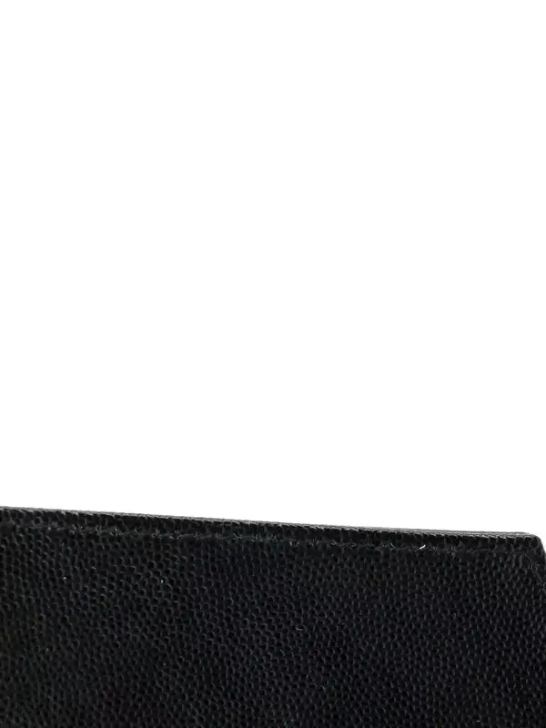 Saint Laurent Classic Monogram Envelope Wristlet - Black
