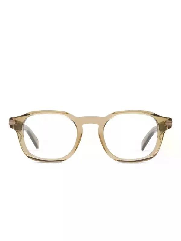 Zegna Geometric-frame Glasses - Brown