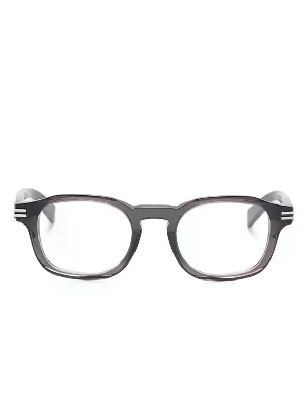 Zegna Square-frame Glasses - Grey