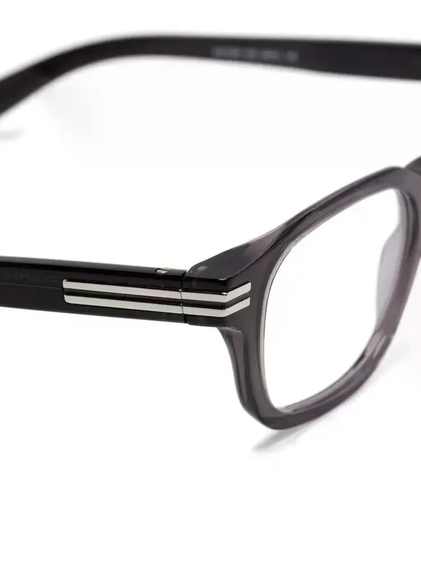 Zegna Square-frame Glasses - Grey
