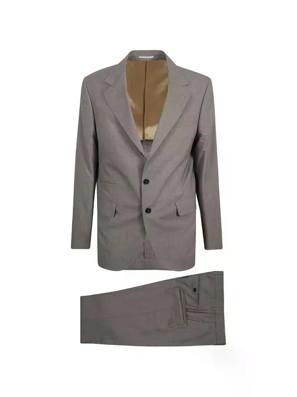 Brunello Cucinelli Notched-lapel Suit - Grey