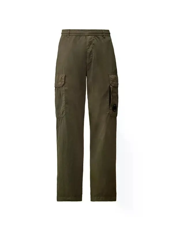 C.P. COMPANY Lens-detail Cargo Pants - Green